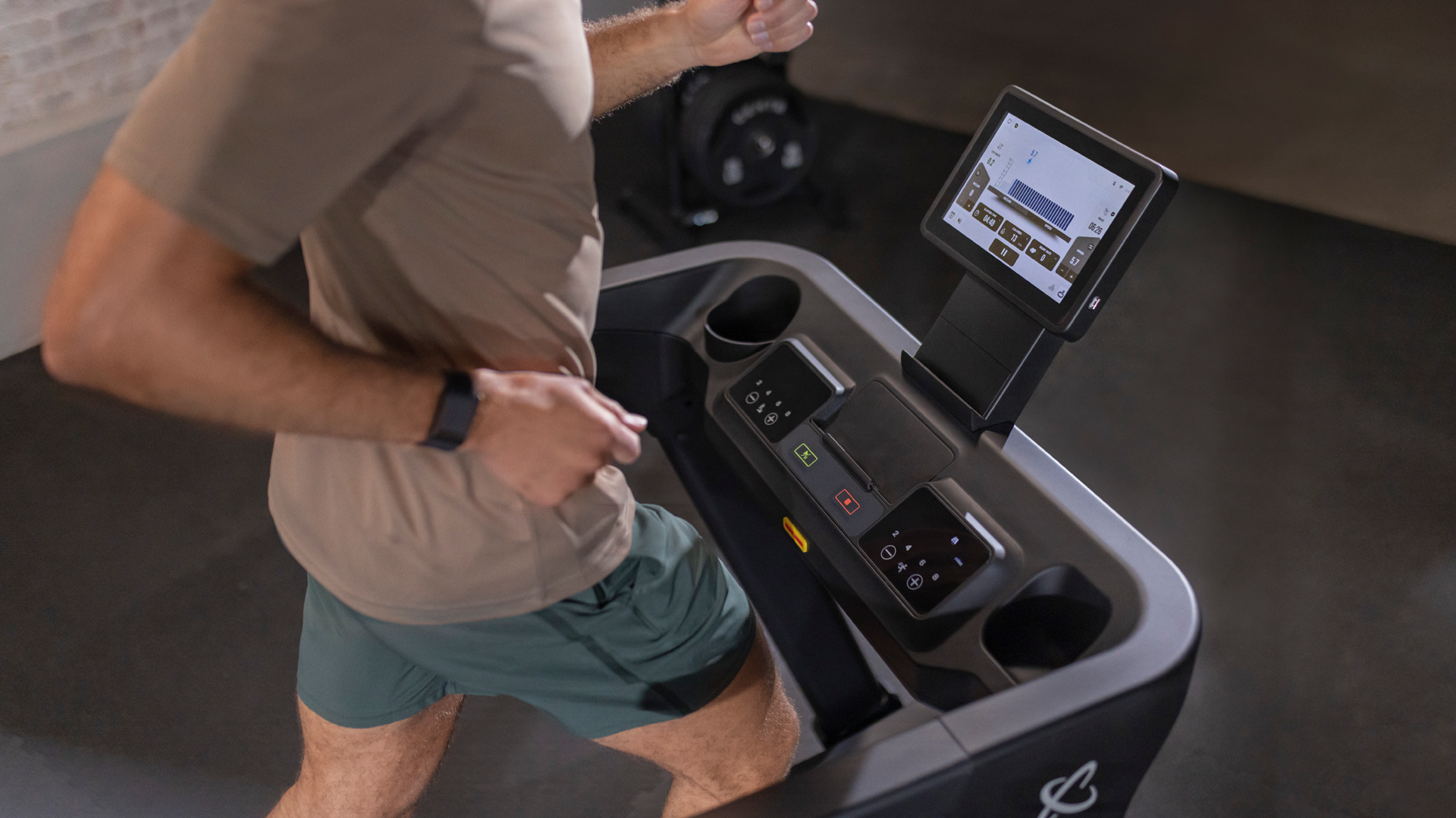 Centr Inspire Series T4s Folding Treadmill