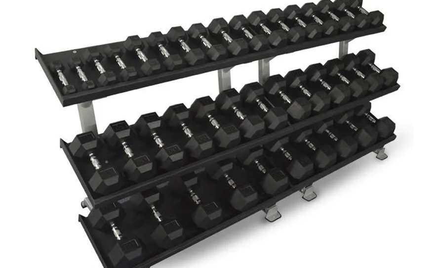 Inflight Fitness 108″ 3-Tier Dumbbell Rack Bundle
