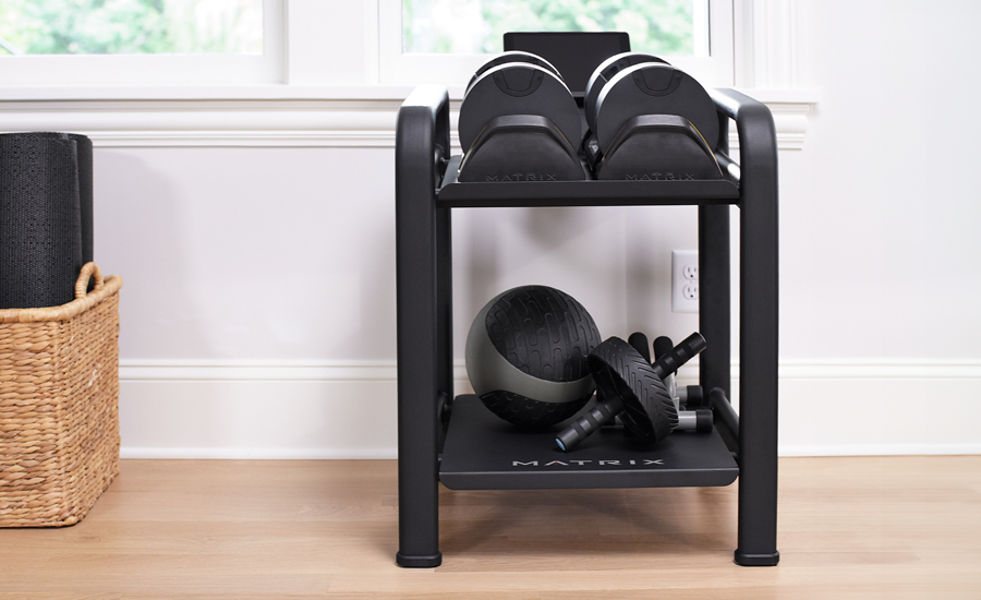 Matrix Adjustable Dumbbell Storage Rack