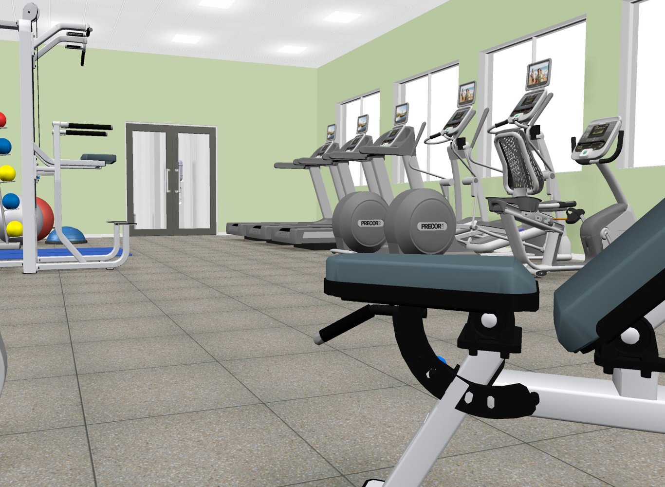 Fieldside Clubhouse at Ripken Stadium - Johnson Fitness & Wellness ...
