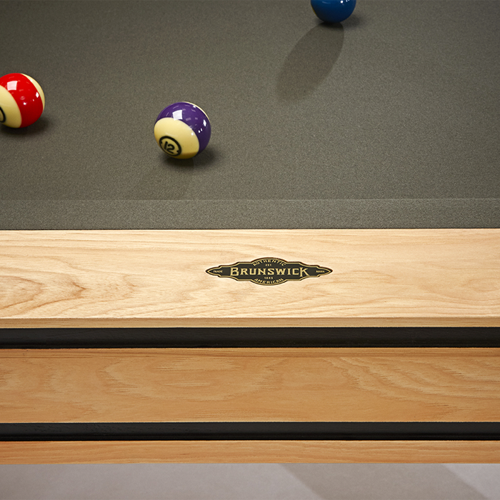 Brunswick Hickory 8' Pool Table