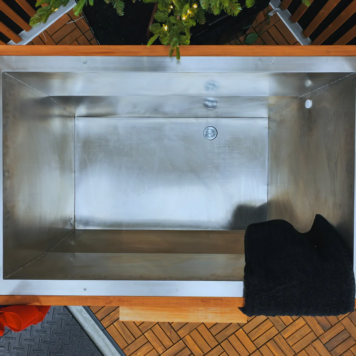 Dynamic Cold Therapy Stainless Steel Cuboid Plunge