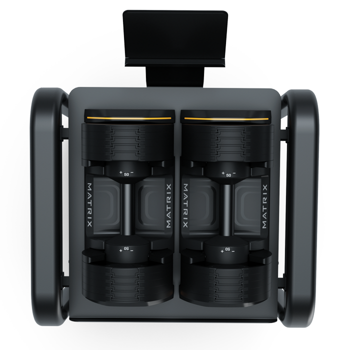 Matrix Adjustable Dumbbell Storage Rack